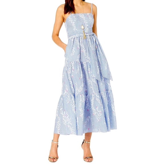 Lilly Pulitzer | Dresses | Lilly Pulitzer Aviana Maxi Dress Size 0 ...